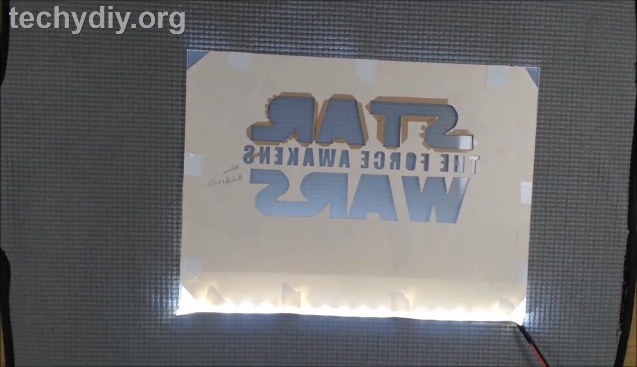 STAR WARS LED EDGE LIT SIGN : 8 Steps (with Pictures) - Instructables
