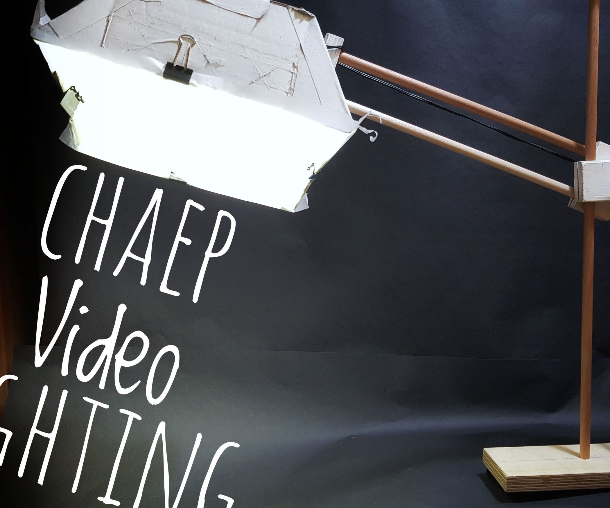 Cheap Lighting for Video : 3 Steps - Instructables
