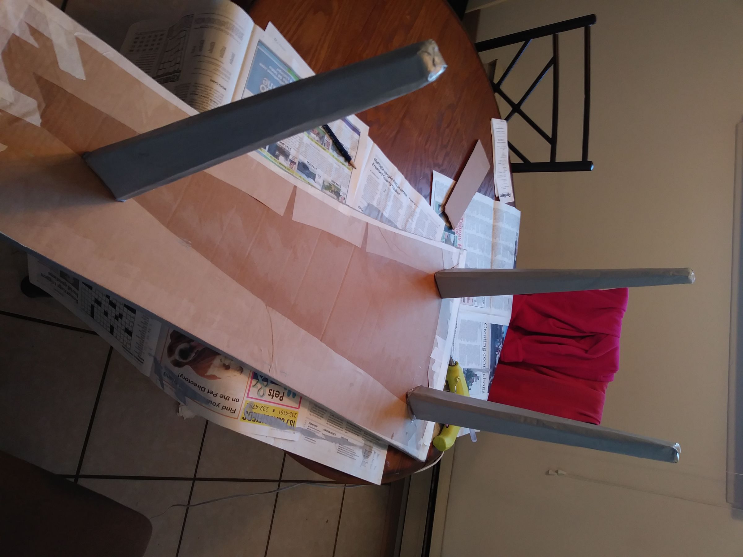 Modern Side Table Made Out of Cardboard : 5 Steps (with Pictures ...