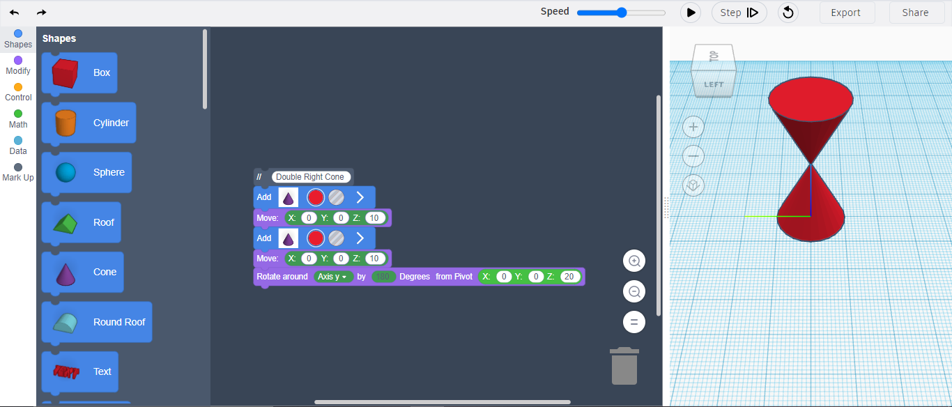 How to Make Conics Using Tinkercad (Codeblocks)? : 8 Steps (with ...