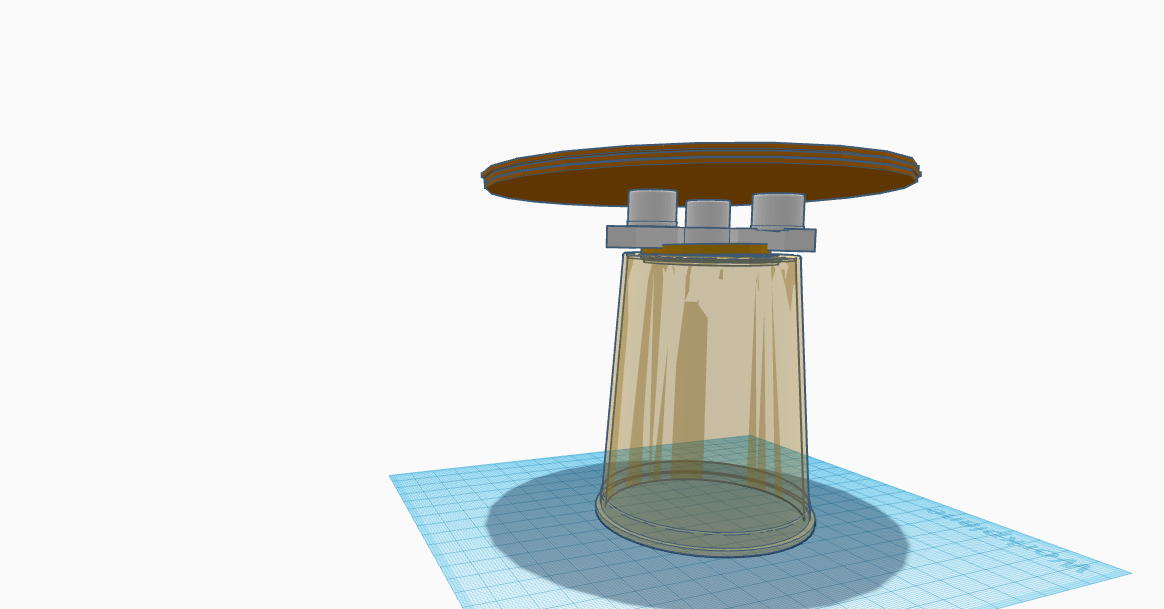 Cake Turntable (Showing Handmade Version and Tinkercad 3D Design) : 9 ...