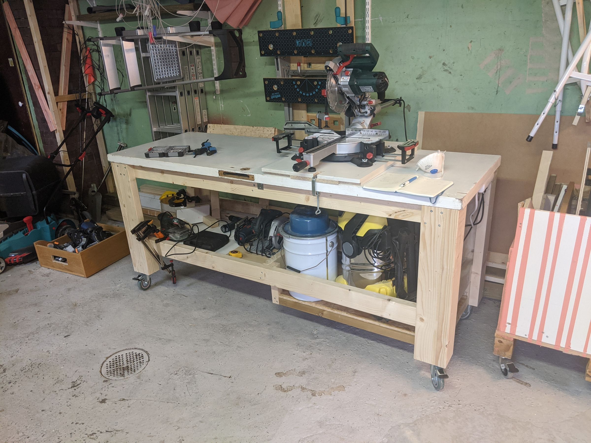 How to Build a Sturdy Workbench Inexpensively : 5 Steps (with Pictures ...