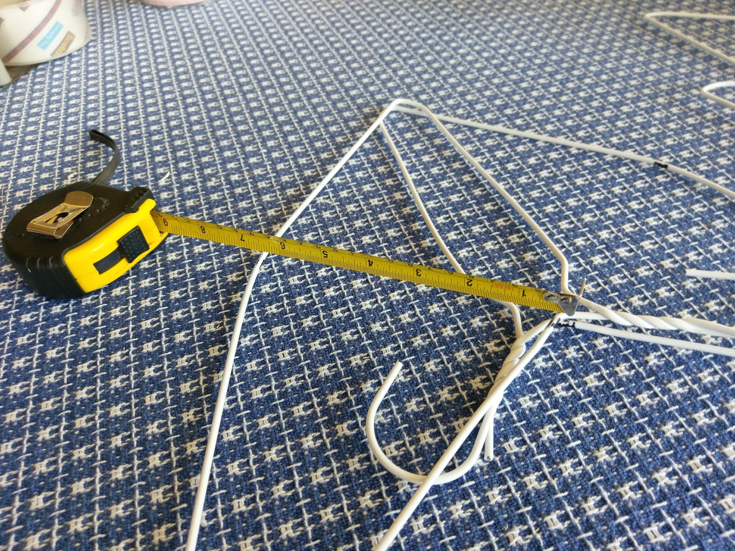 Intro: DIY Lighted Star ~ From 5 Coat Hangers & a Rope Light : 10 Steps ...