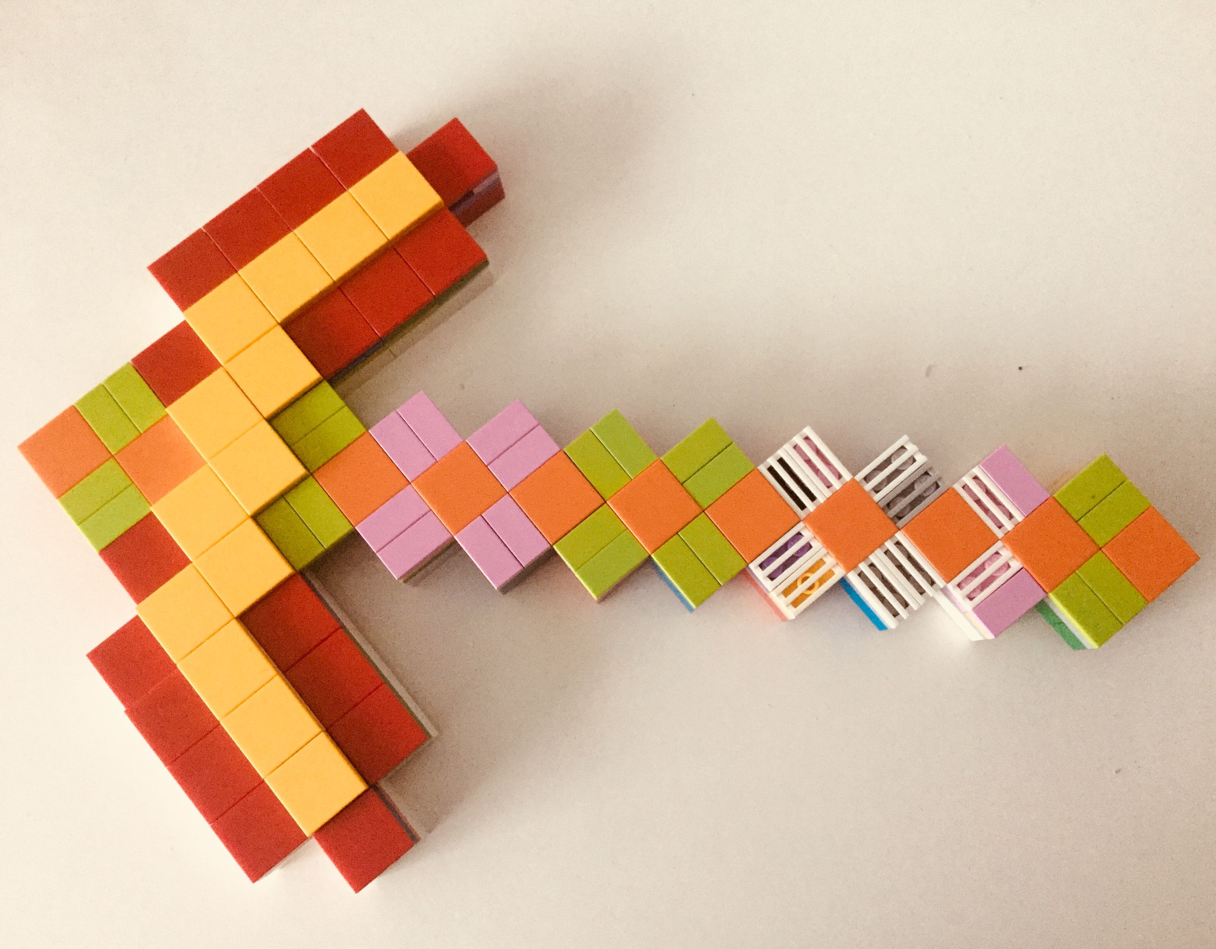 Lego Minecraft Diamond Pickaxe : 5 Steps - Instructables