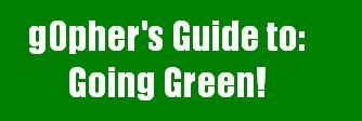 Going Green! a Couple Things You Can Do to Help the Environment. : 8 ...