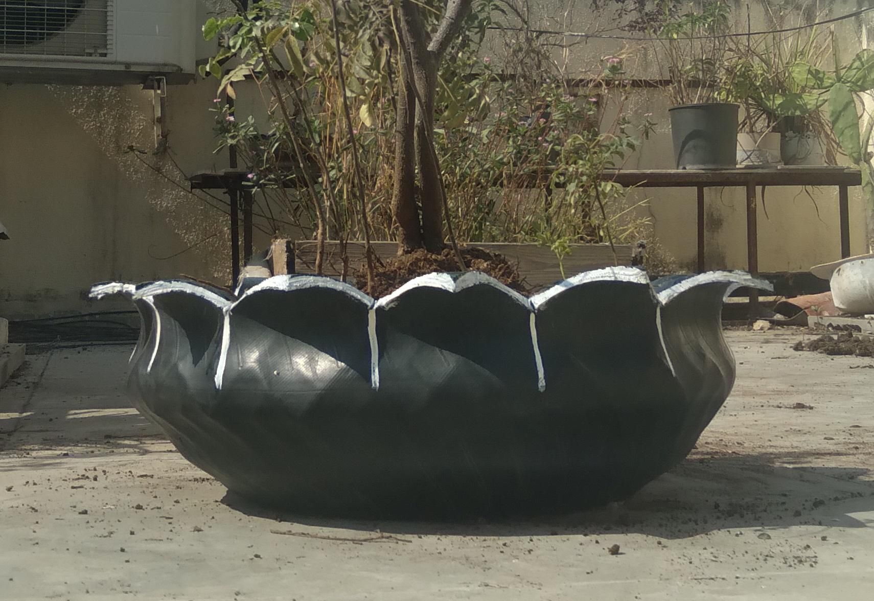 Recycling Tyre & Converting It Into a Plant Pot : 17 Steps (with ...