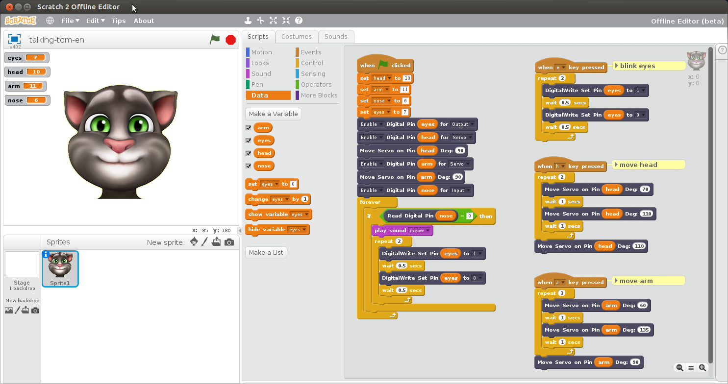 Build Your Own Talking Tom Toy With SCRATCH and Arduino - Instructables