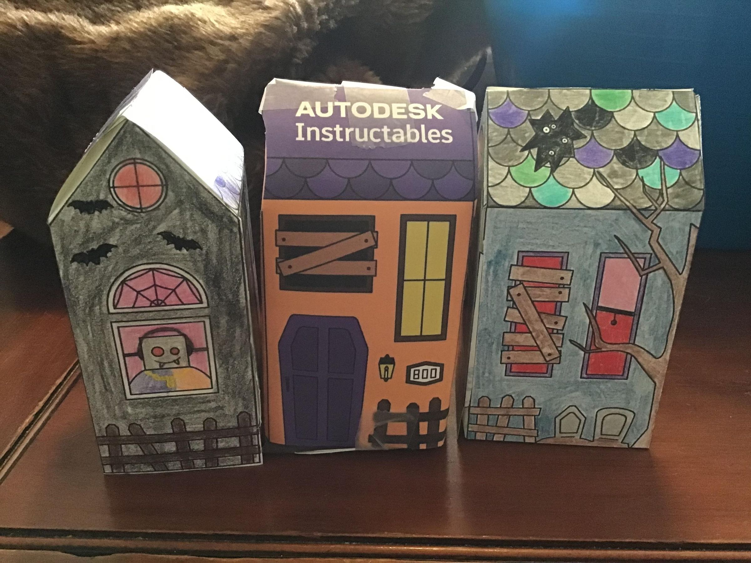 Free Halloween Haunted House Papercraft : 7 Steps (with Pictures ...