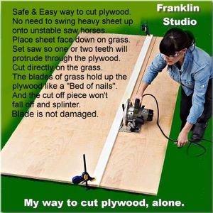 Cut Plywood the Easy Way! - Instructables