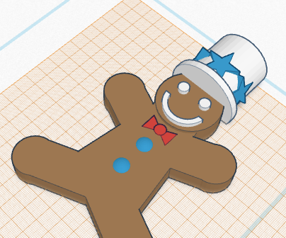 Gingerbread Man Uncle Sam : 4 Steps - Instructables