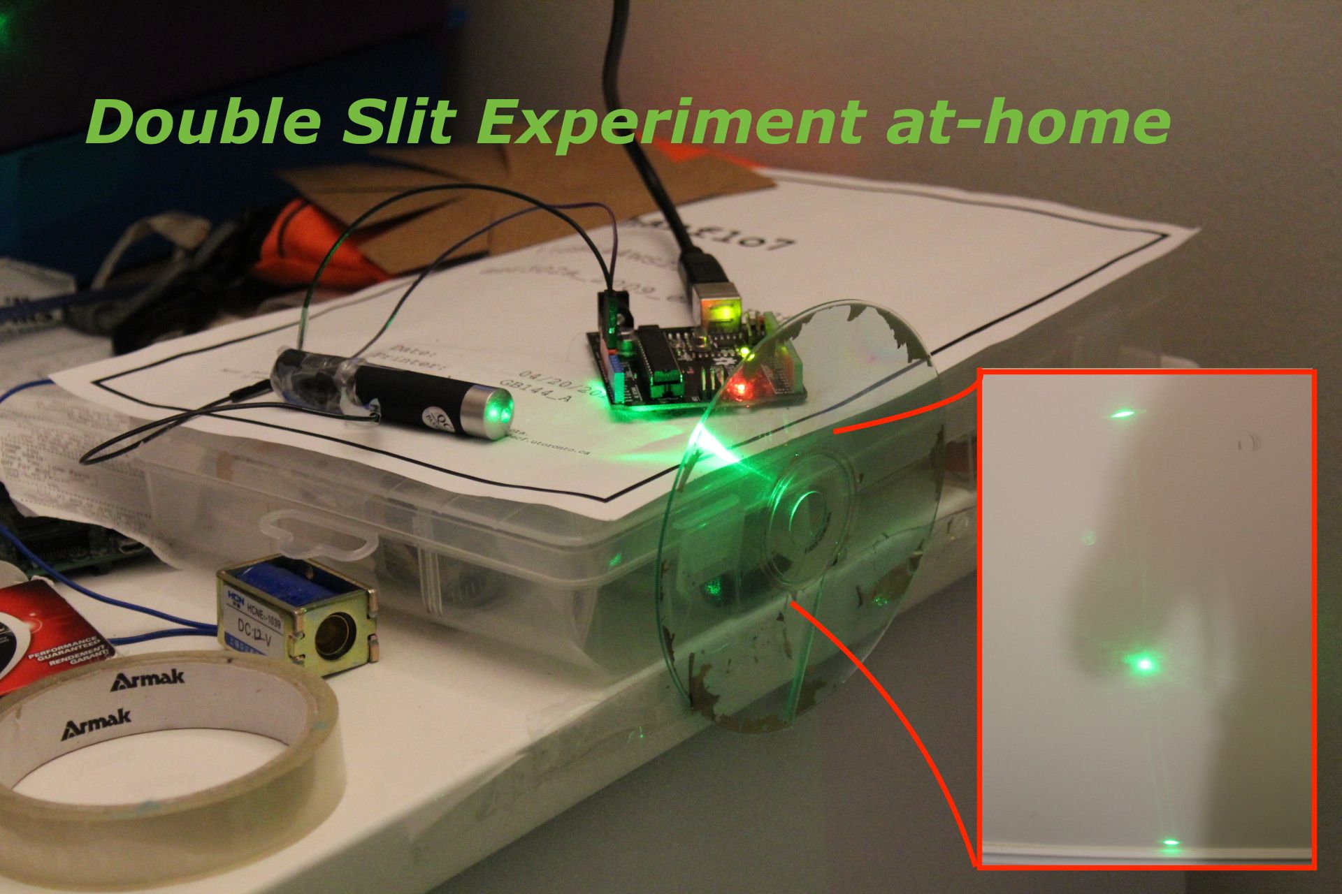 Replicate Young's Double Slit Experiment at Home : 9 Steps (with ...