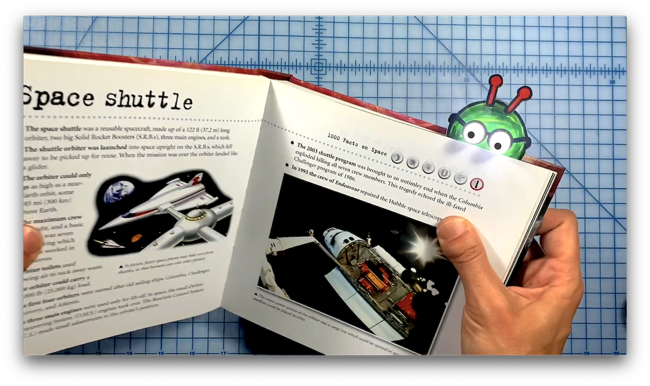 BookWorm Light-Up Book Light and Bookmark : 13 Steps (with Pictures ...