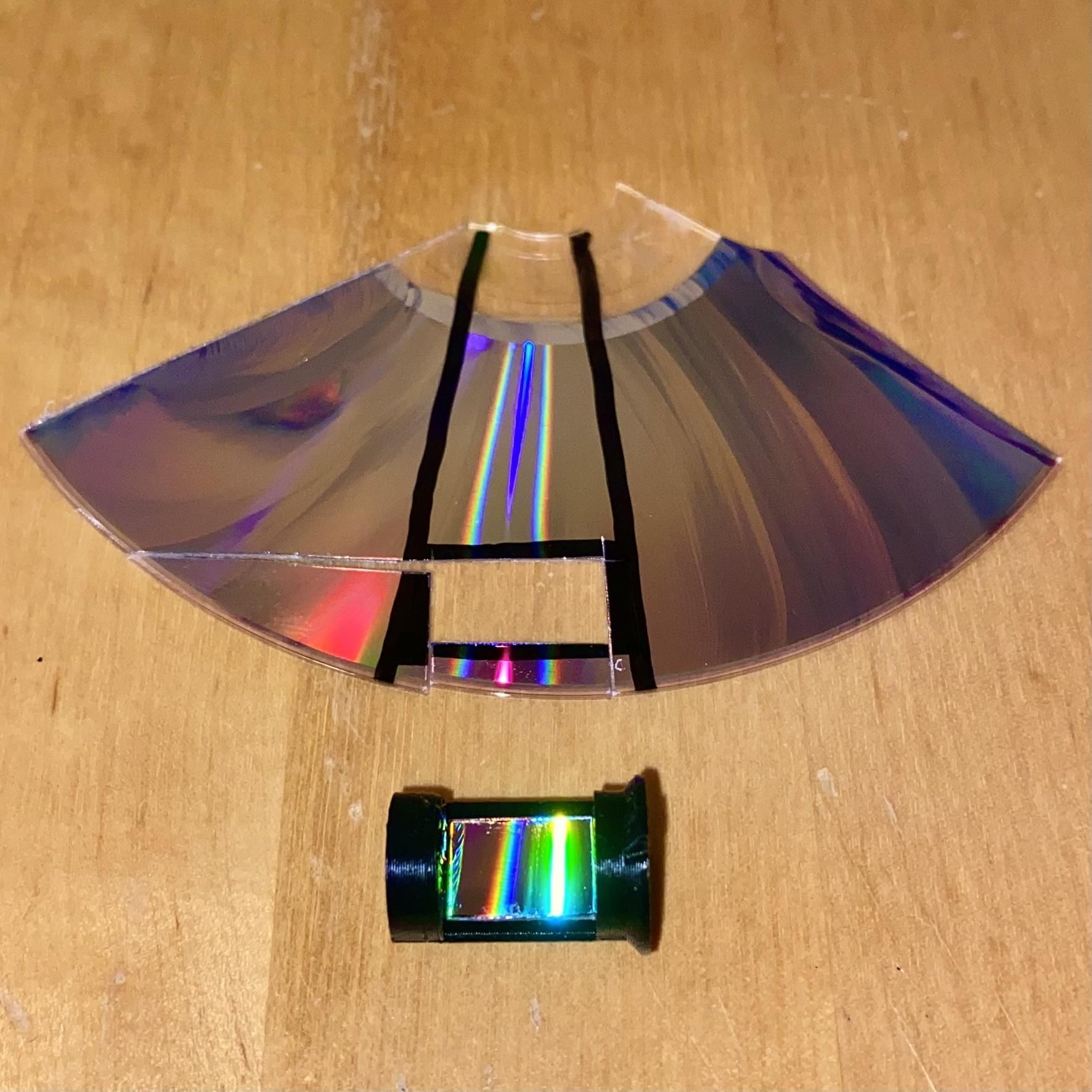 3D-Printed Spectrometer Using a DVD Diffraction Grating for Smartphone : 6 Steps - Instructables