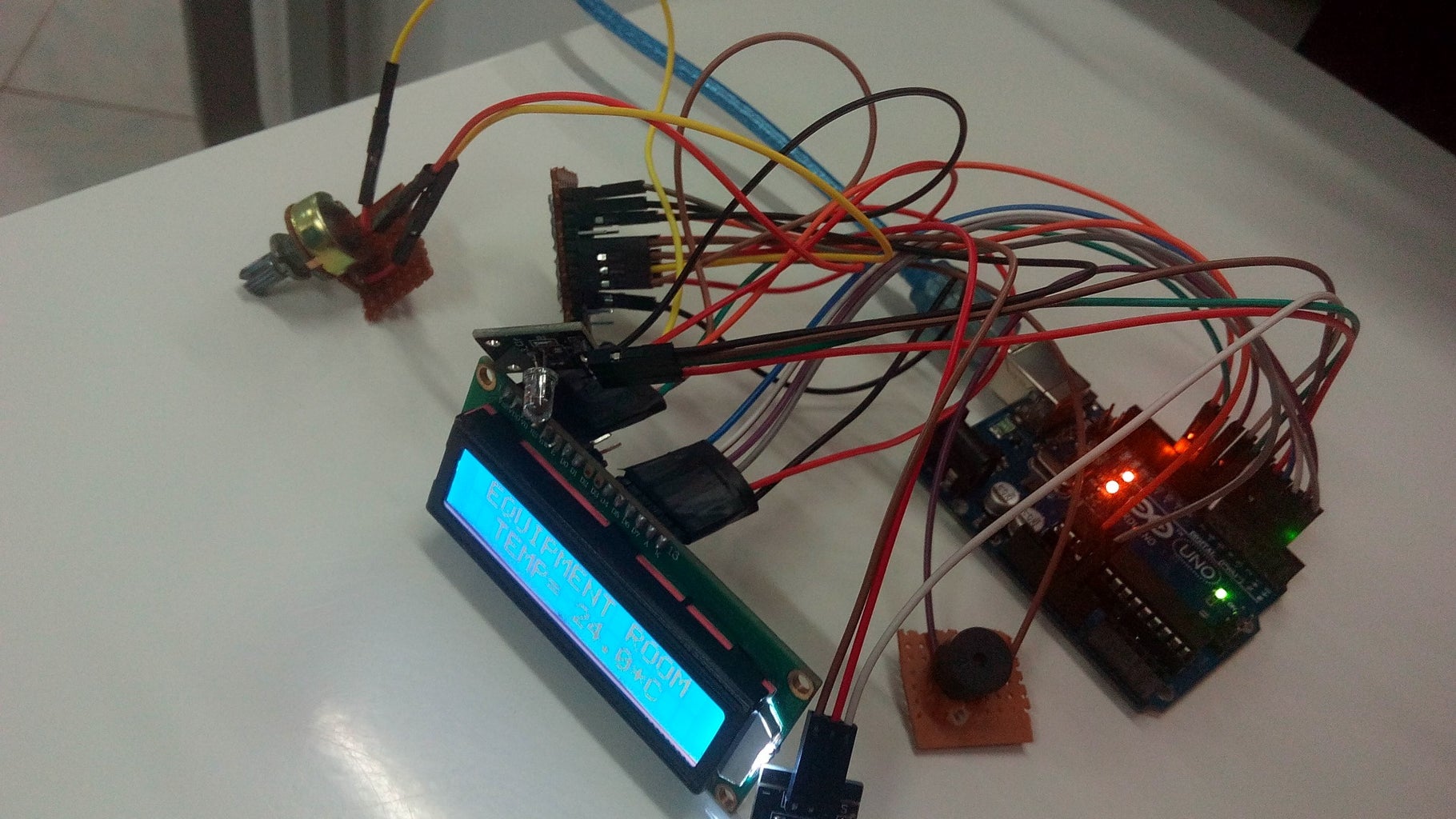 Diy Room Temperature And Humidity Module Using Arduino Uno 5 Steps With Pictures Instructables