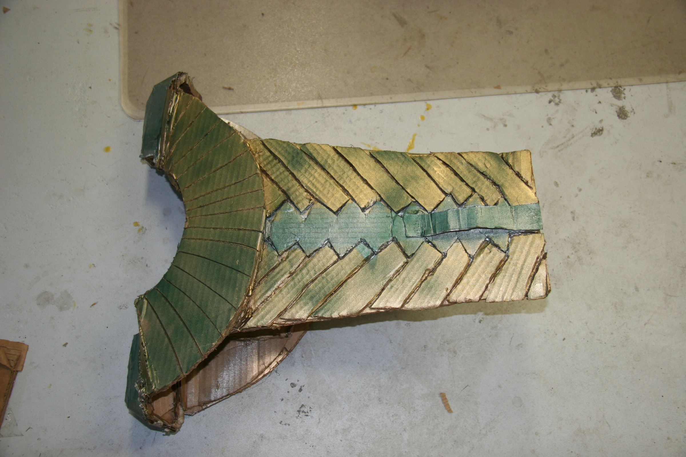 Cardboard Jaffa Serpent Gaurd Costume : 7 Steps - Instructables