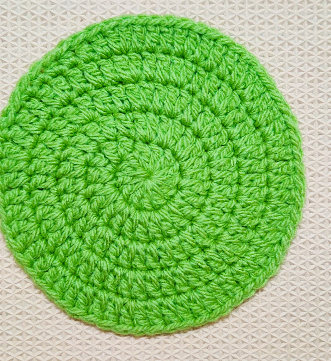 How to Make a Solid Double Crochet Spiral Circle : 7 Steps (with ...