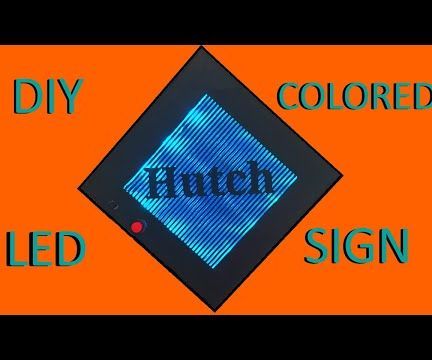 3D Printed LED Wall Sign : 3 Steps - Instructables