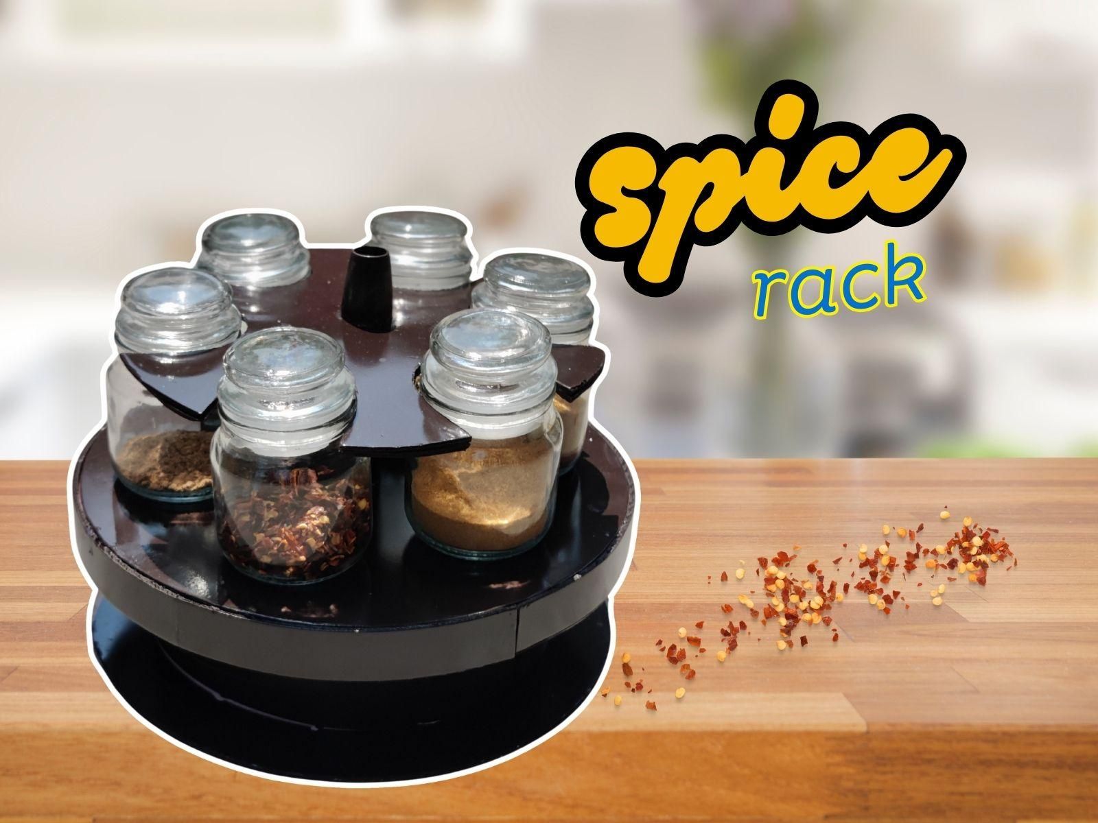 DIY Rotating Spice Bottle Keeper – a Smart Space-Saving Solution in Your Kitchen : 9 Steps (with ...
