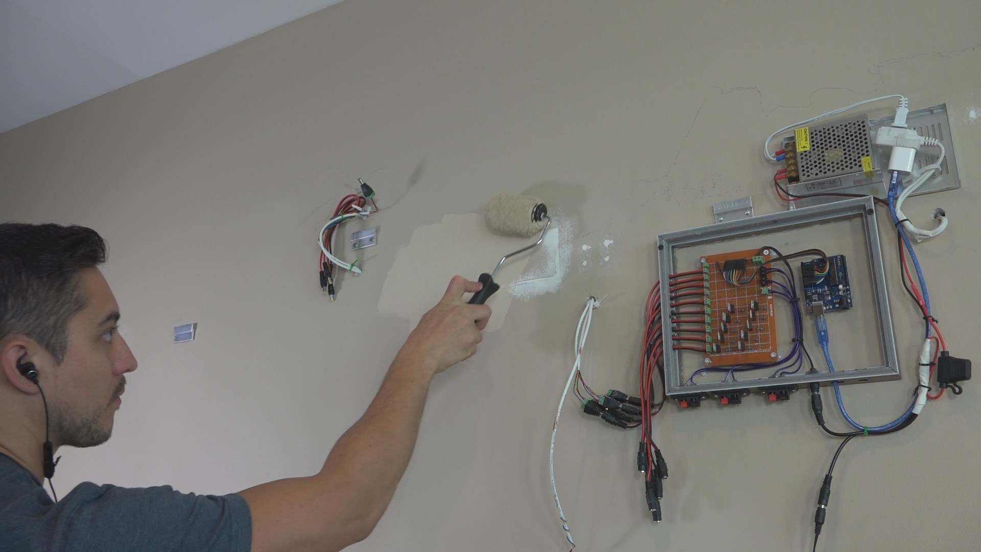 Floating World Backlit Moss Map With Arduino Fiber Optic LED Cities ...