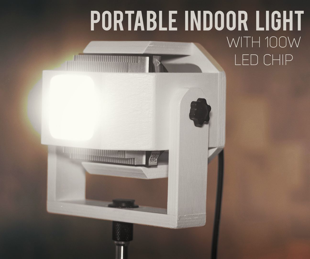 Portable Indoor Light With 100W LED Chip : 26 Steps (with Pictures ...