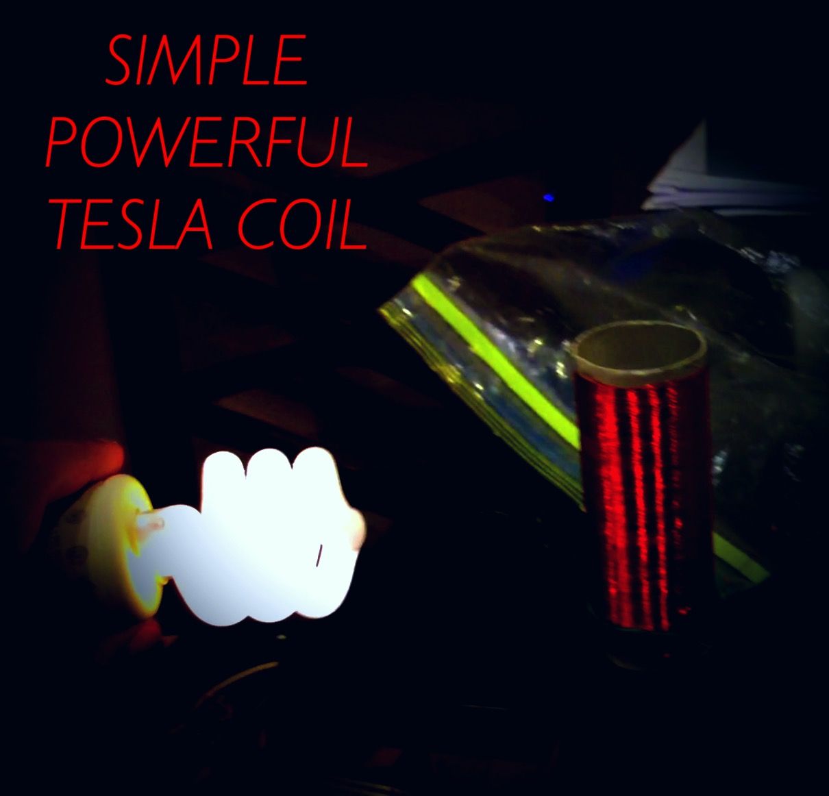 Simple Powerful Tesla Coil : 5 Steps (with Pictures) - Instructables