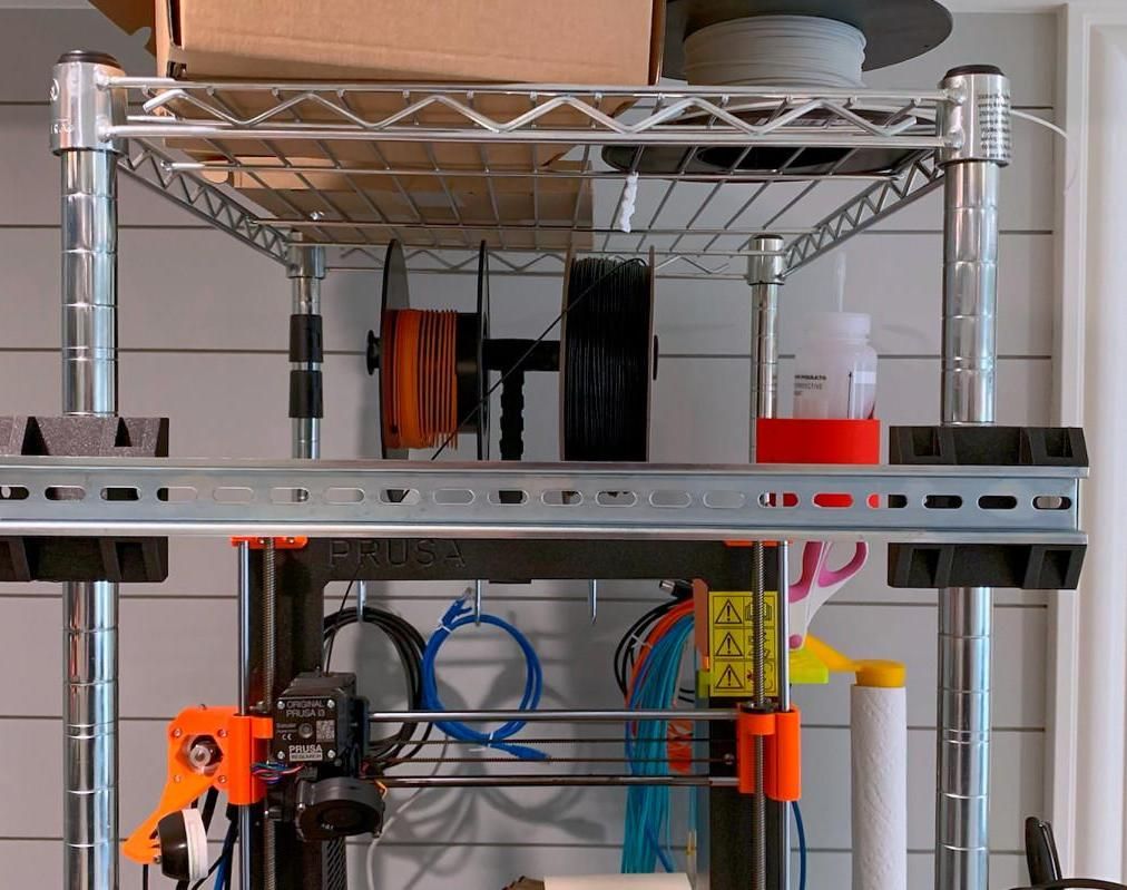 A Simple Din Rail Mount for a Wire Shelf : 6 Steps (with Pictures ...
