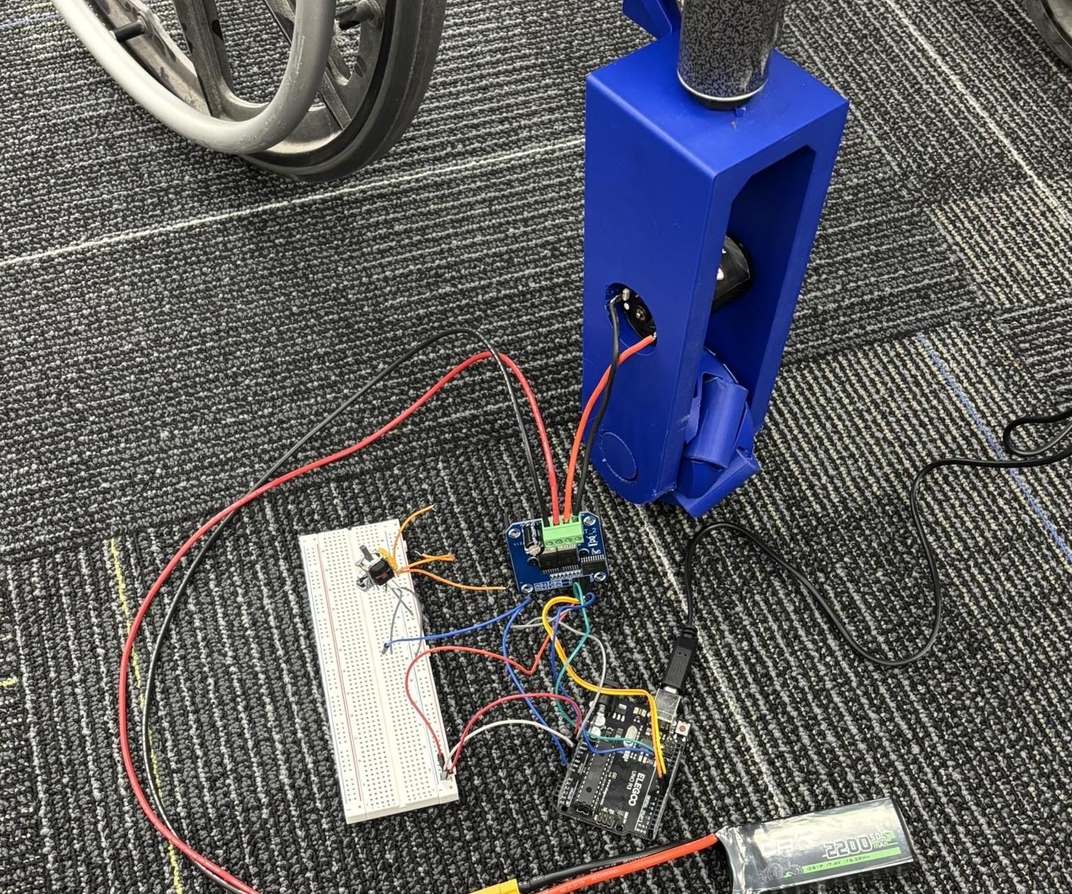 ELECTRIC CASTER FOR WHEELCHAIRS (USU ETEC 2310 FINAL PROJECT) : 5 Steps ...