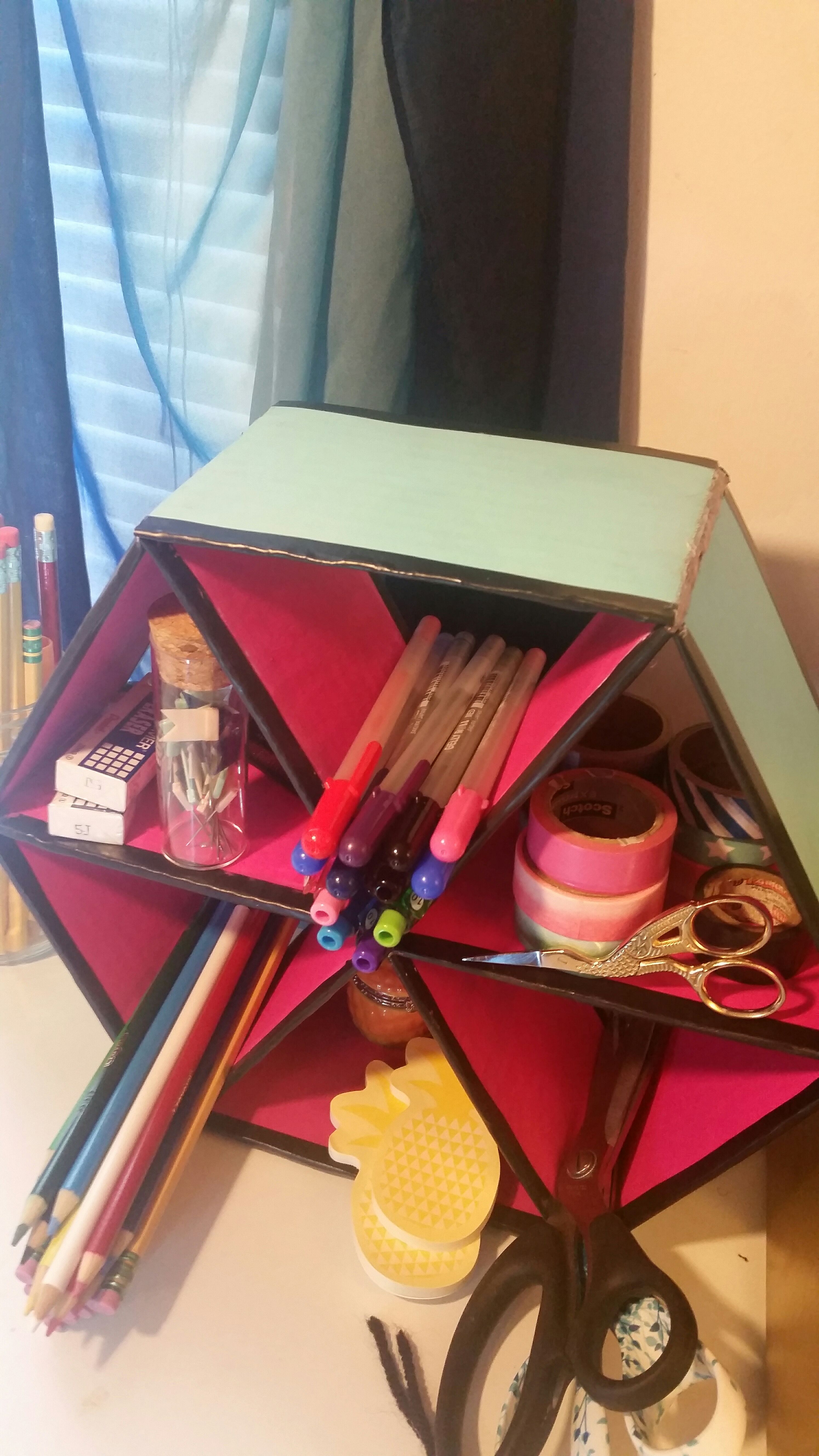 Hexagonal Desk Organizer : 3 Steps (with Pictures) - Instructables