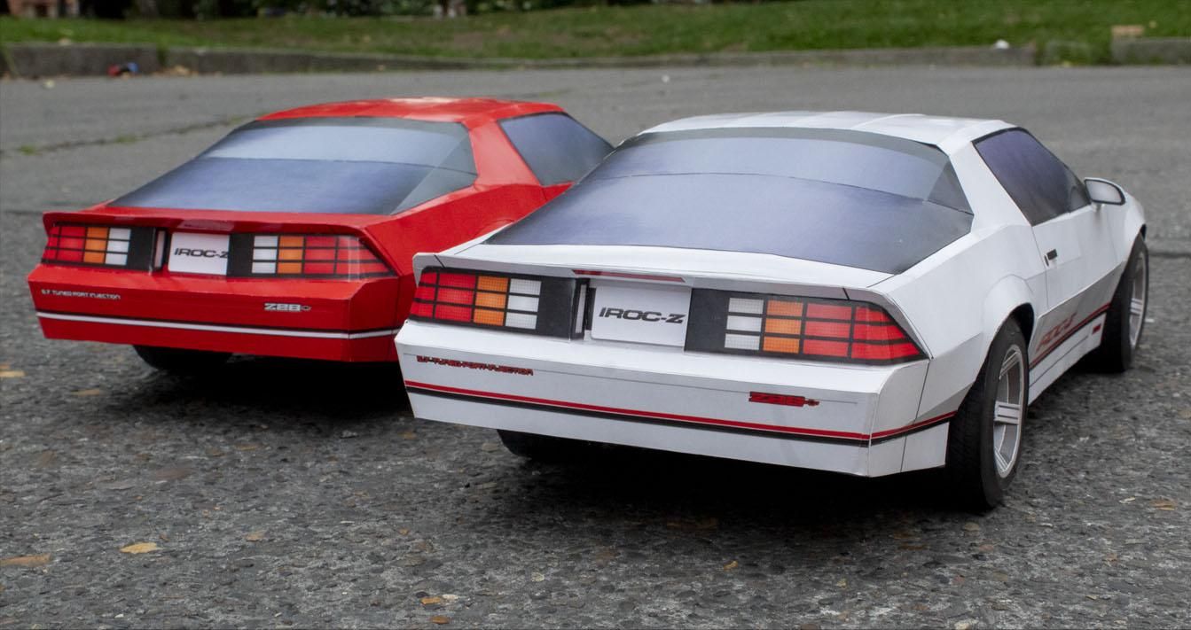 Camaro Z28 IROC-Z DIY Paper-Craft - Instructables