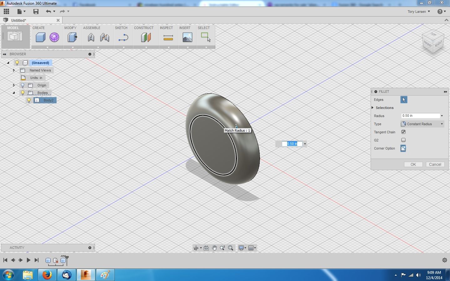 Creating a Simple 3D Model on Fusion 360 and Creating a Toolpath ...