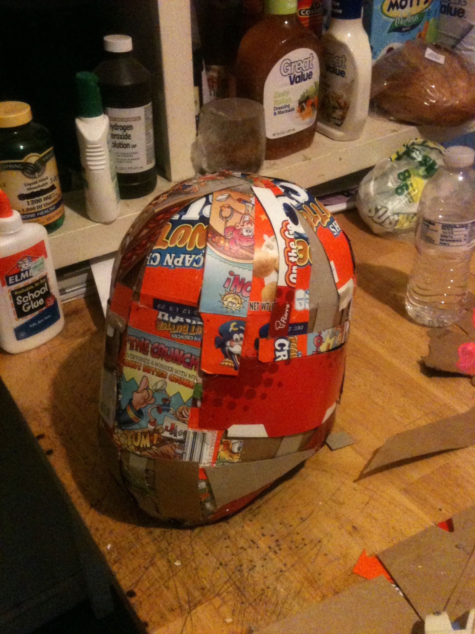 Cheap Green Power Ranger Helmet : 8 Steps - Instructables