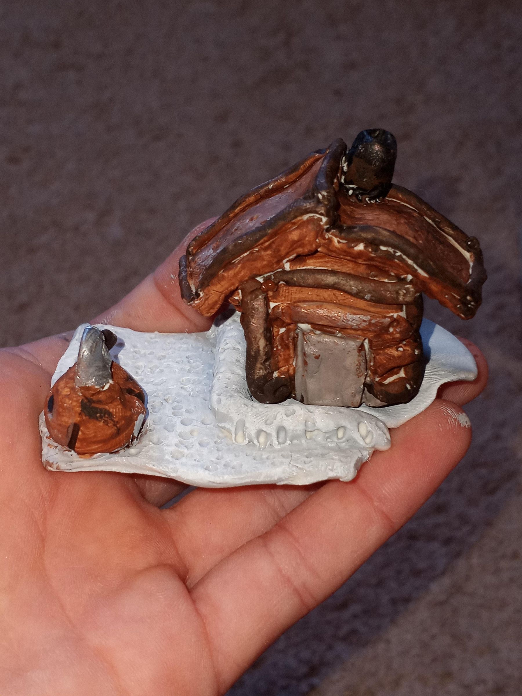 Small Painted Clay Cabin : 5 Steps - Instructables
