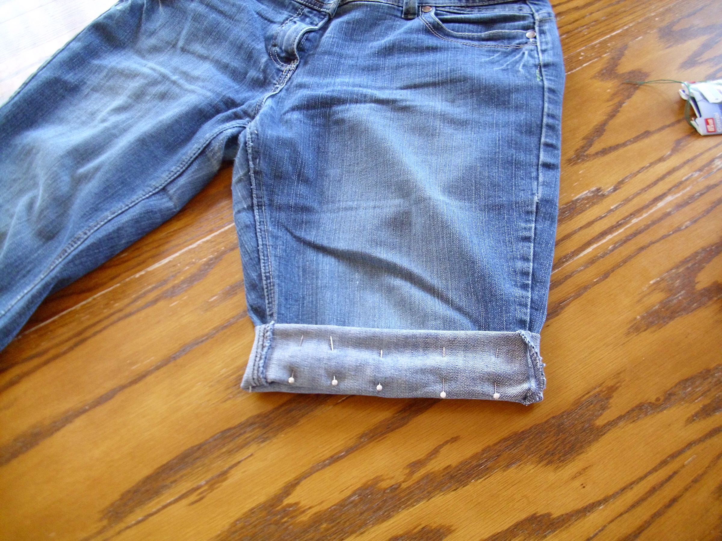 How to Make Cropped Jeans : 8 Steps - Instructables