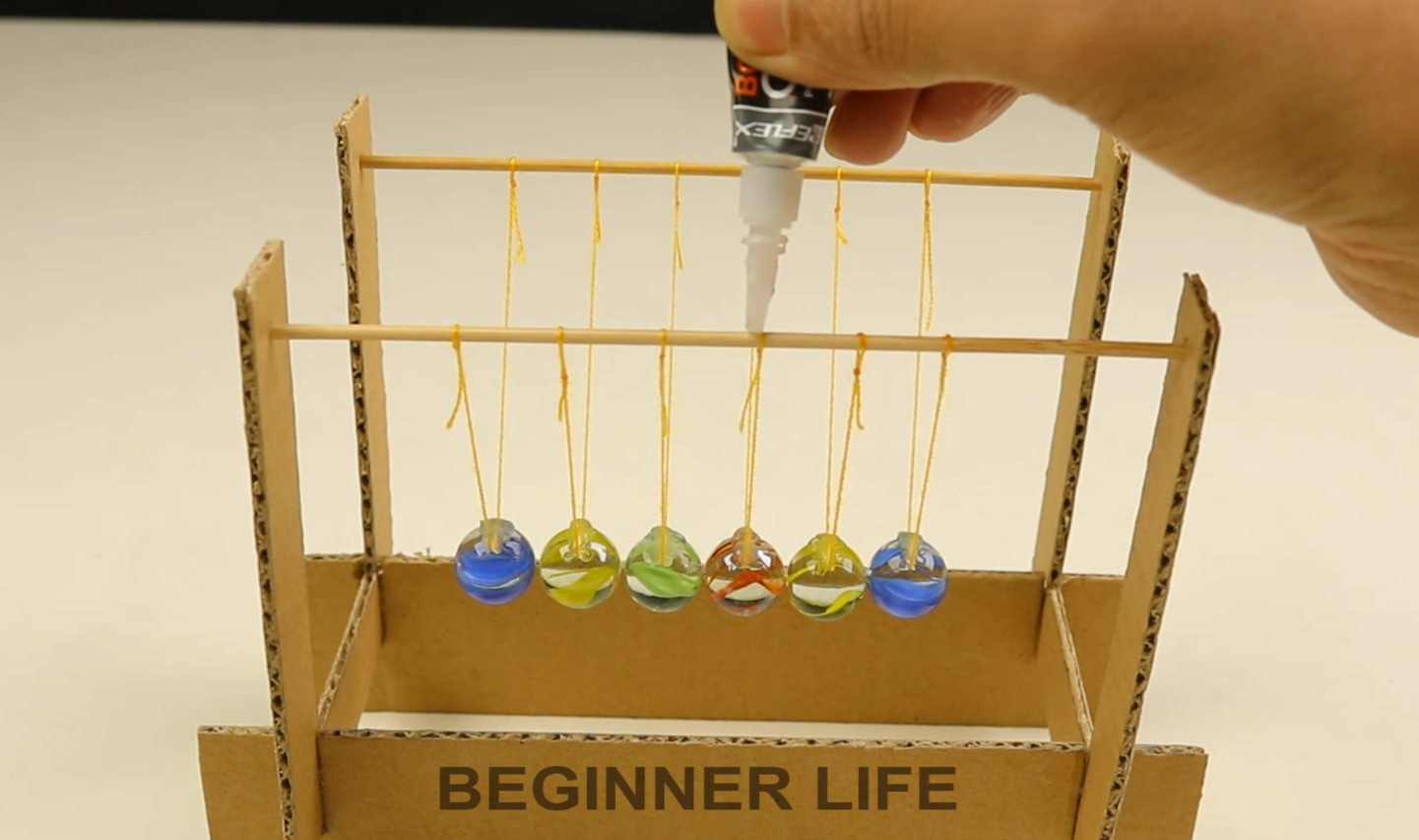 Amazing Newton’s Cradle From Cardboard : 5 Steps (with Pictures ...