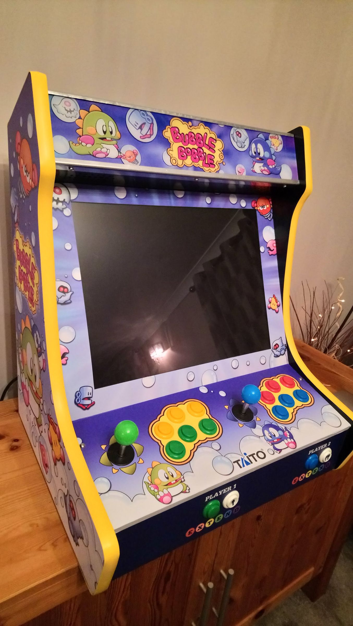 Bubble Bobble Arcade Cabinet (Bartop) : 14 Steps (with Pictures ...