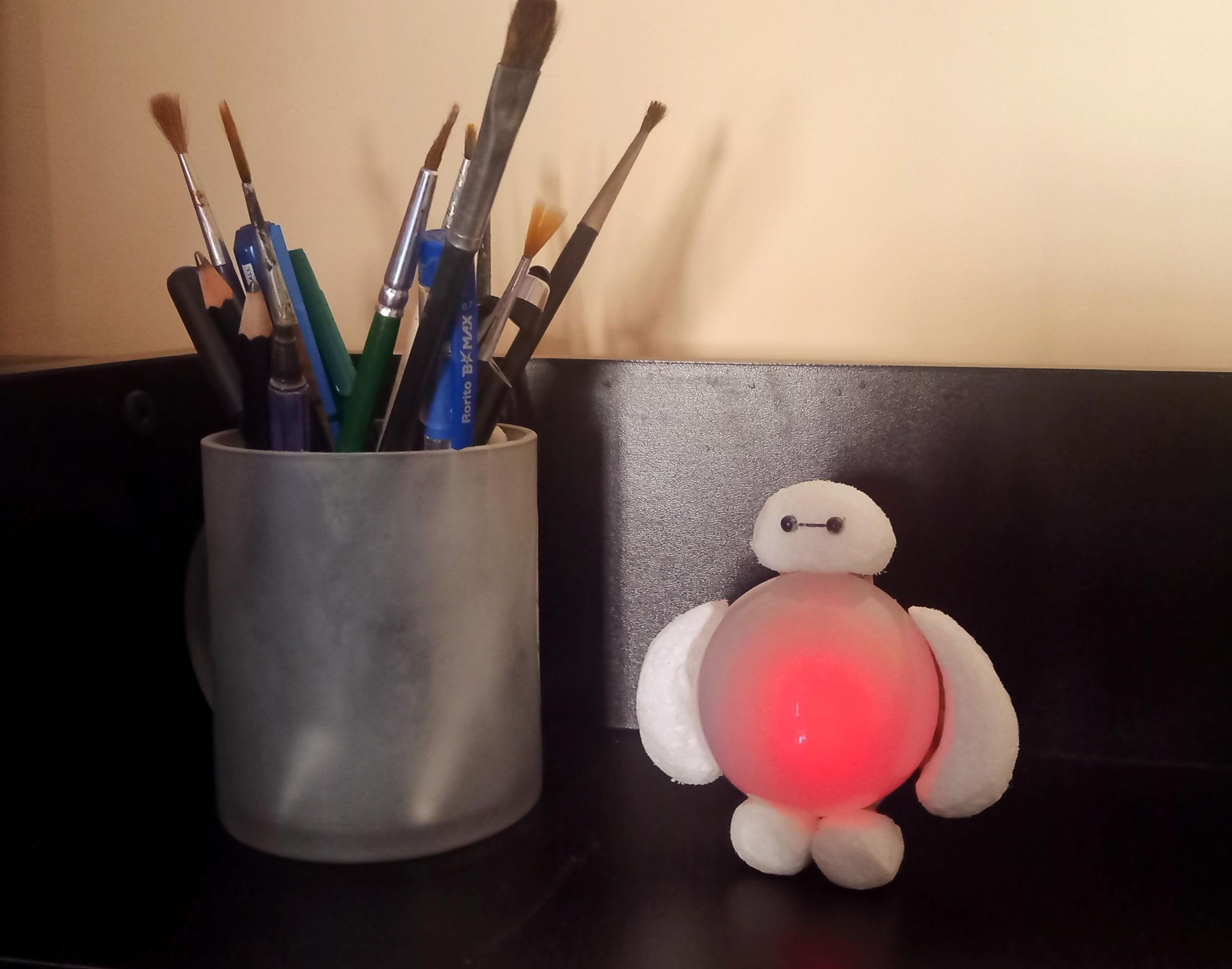 Baymax Lamp - Helps You Take Medications on Time : 12 Steps (with ...