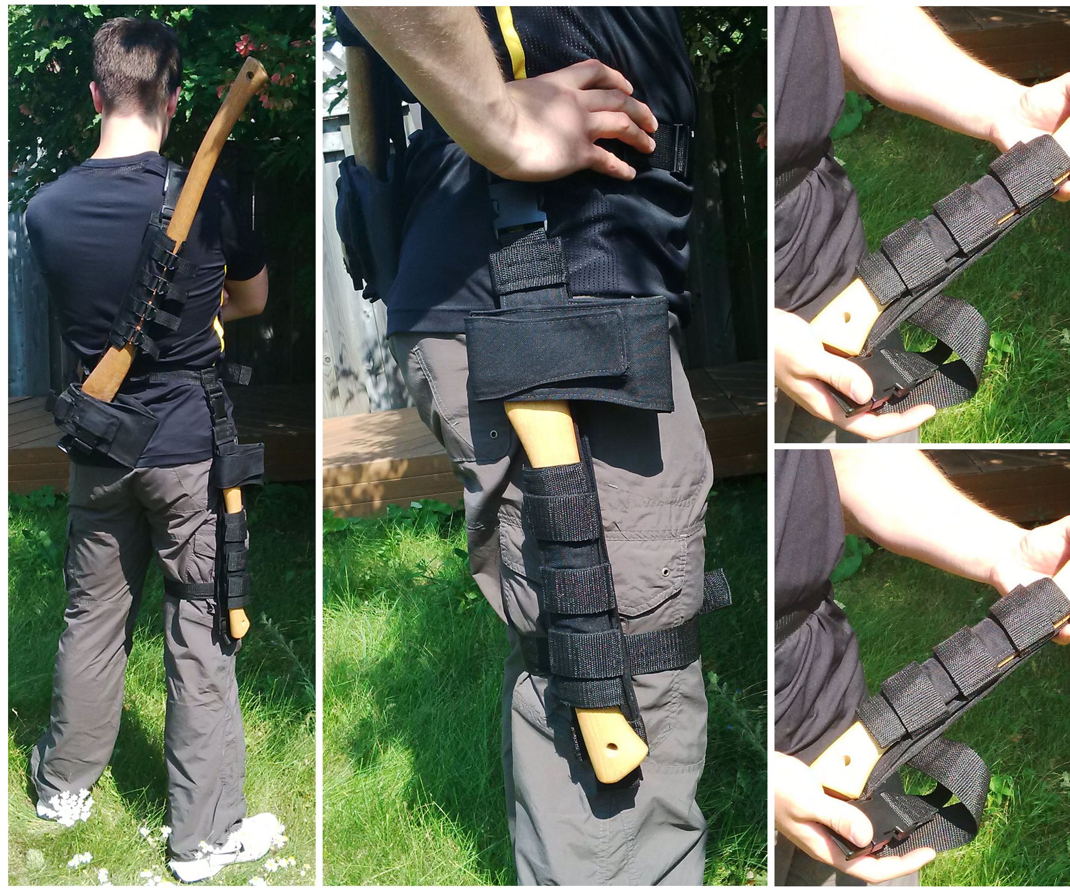 Quick-Release Hatchet Holster : 7 Steps - Instructables