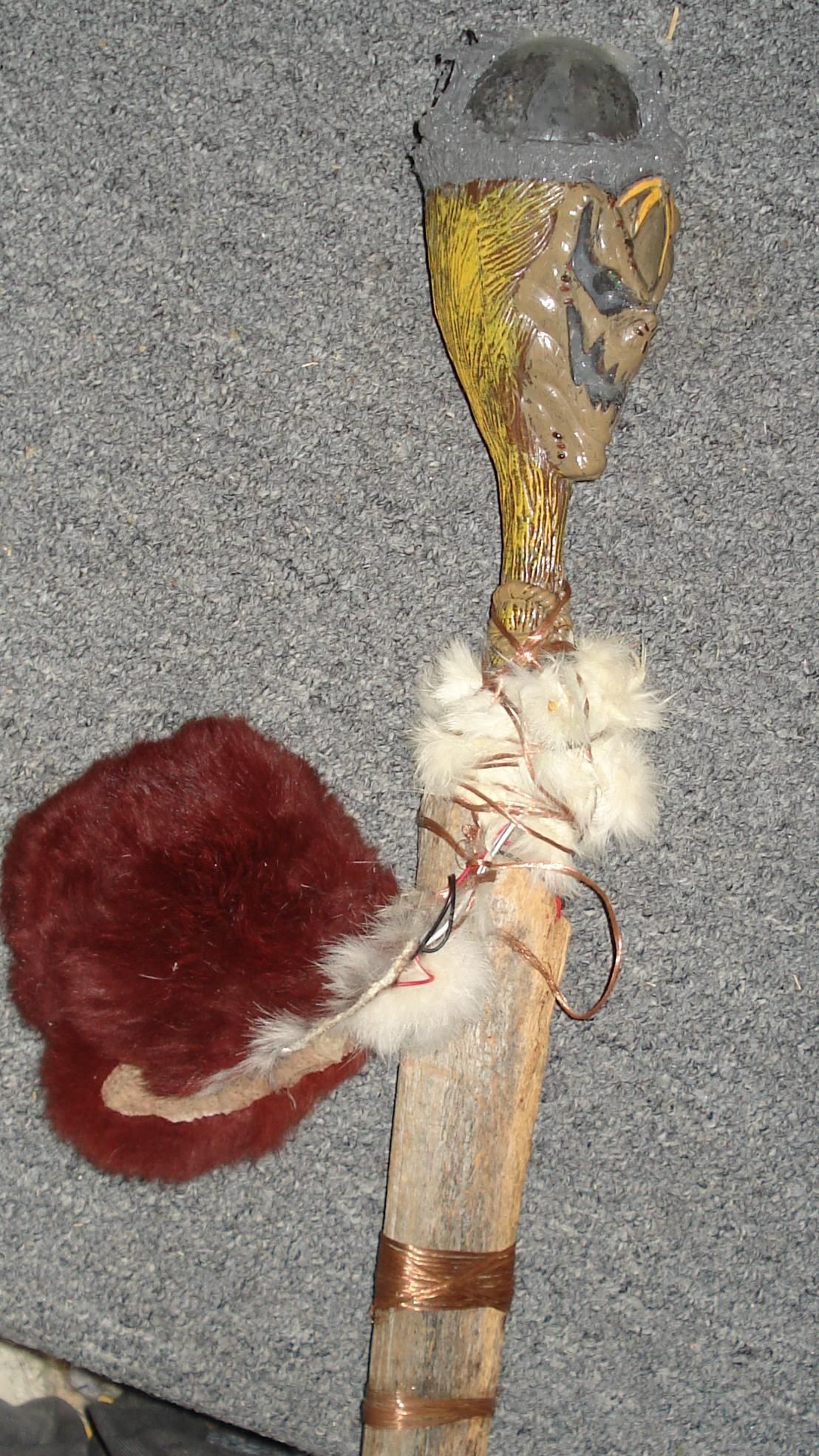 Plasma Ball Wizard's Staff : 4 Steps - Instructables