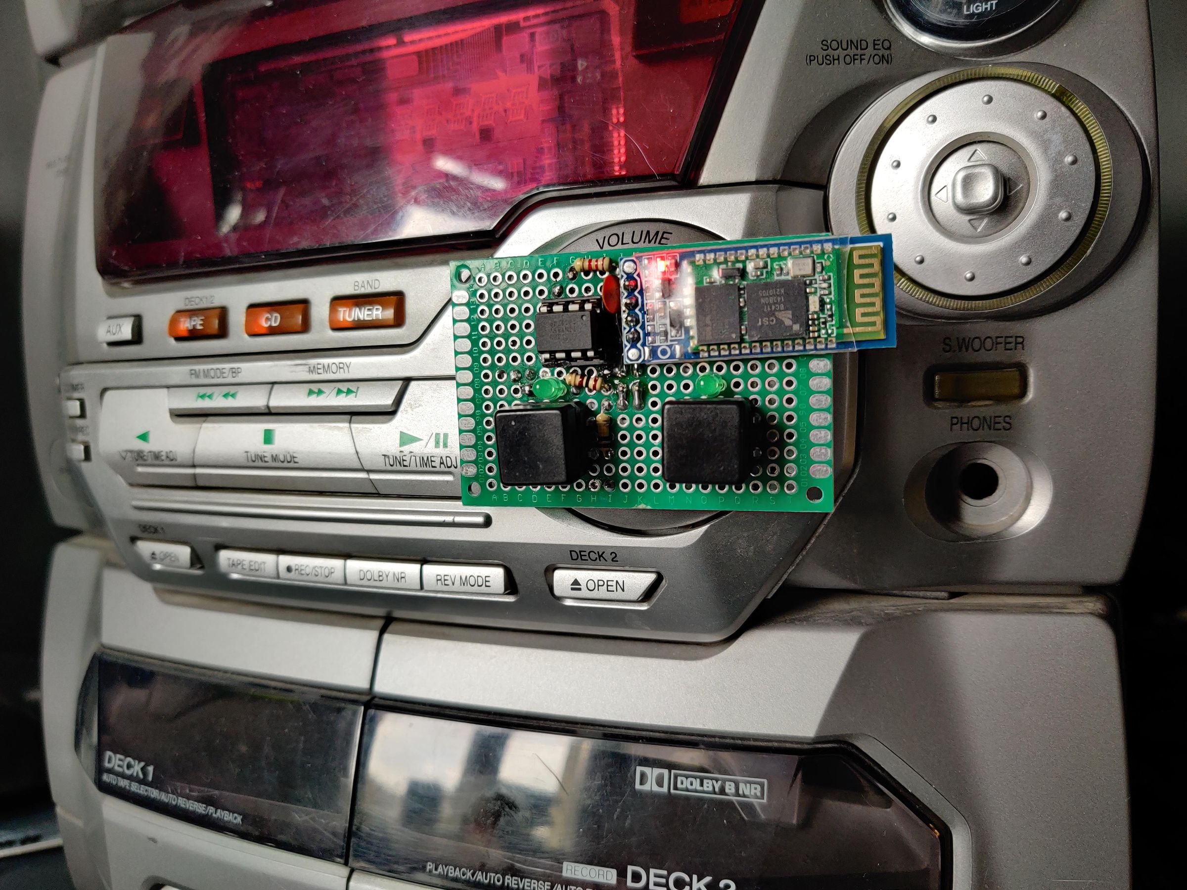 Custom Volume Control for an Old Stereo System, With Buttons and ...