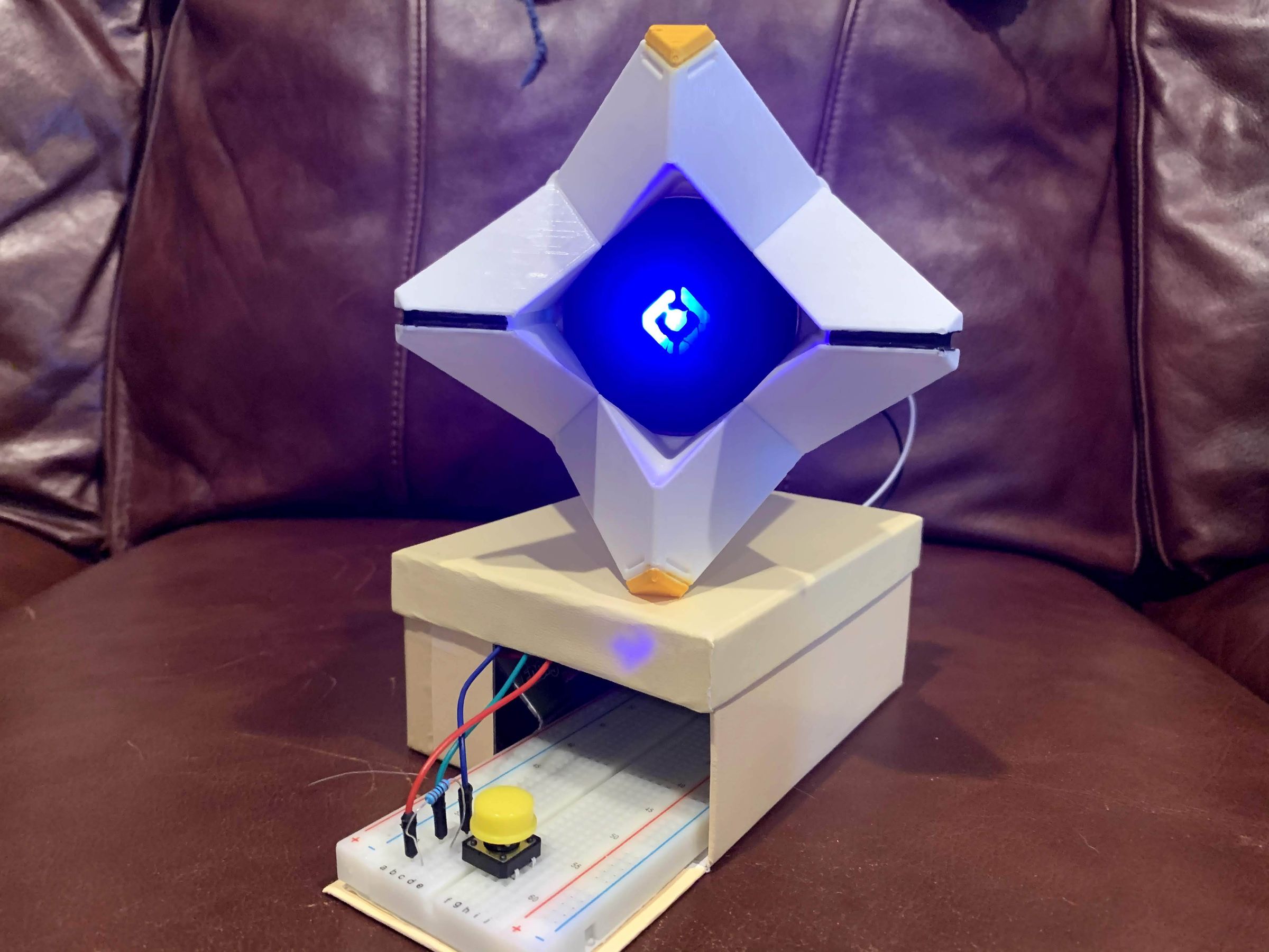 3D Printed Destiny Ghost Light With Arduino Uno : 6 Steps - Instructables