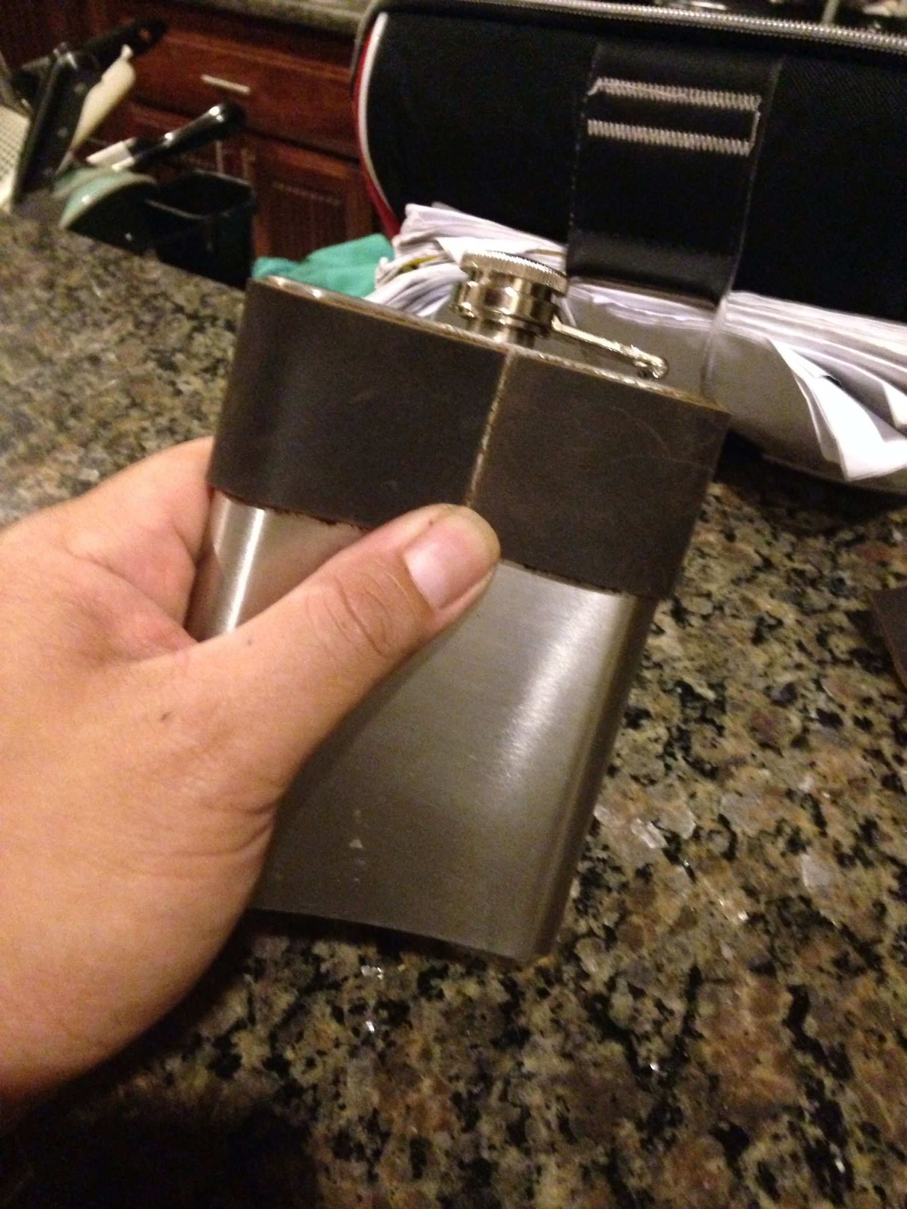 Flipped Out Flask Holder & Belt Strap : 4 Steps (with Pictures ...