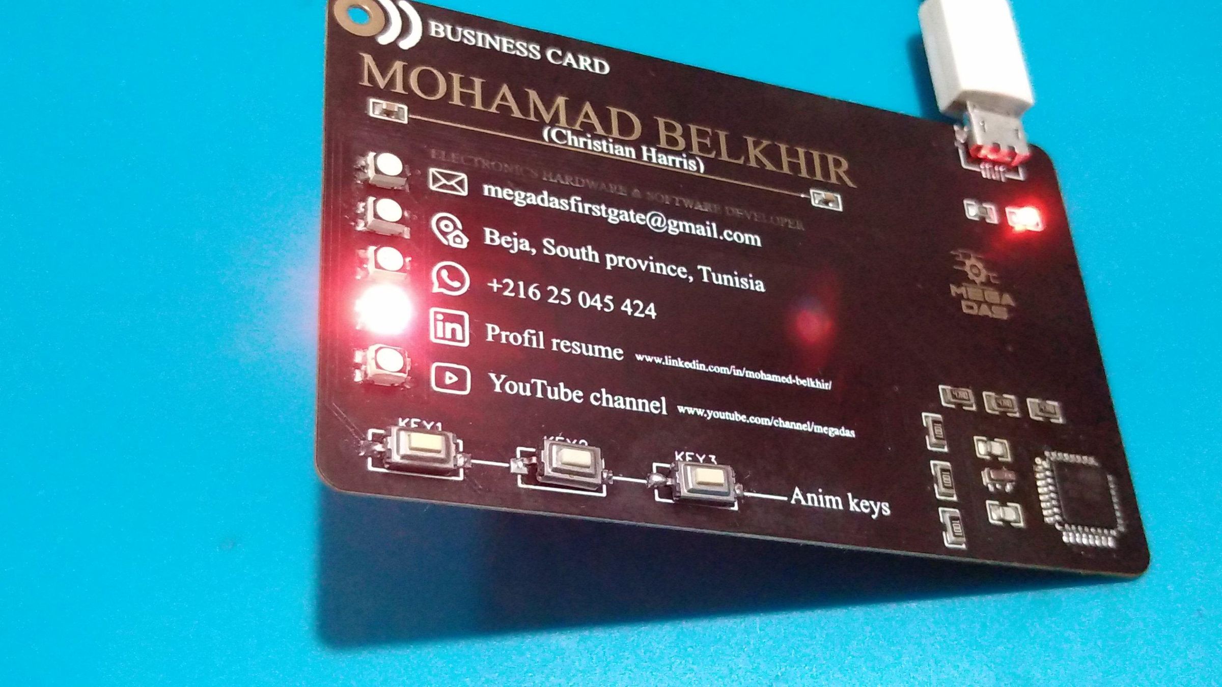 How to Make a PCB Business Card : 4 Steps - Instructables