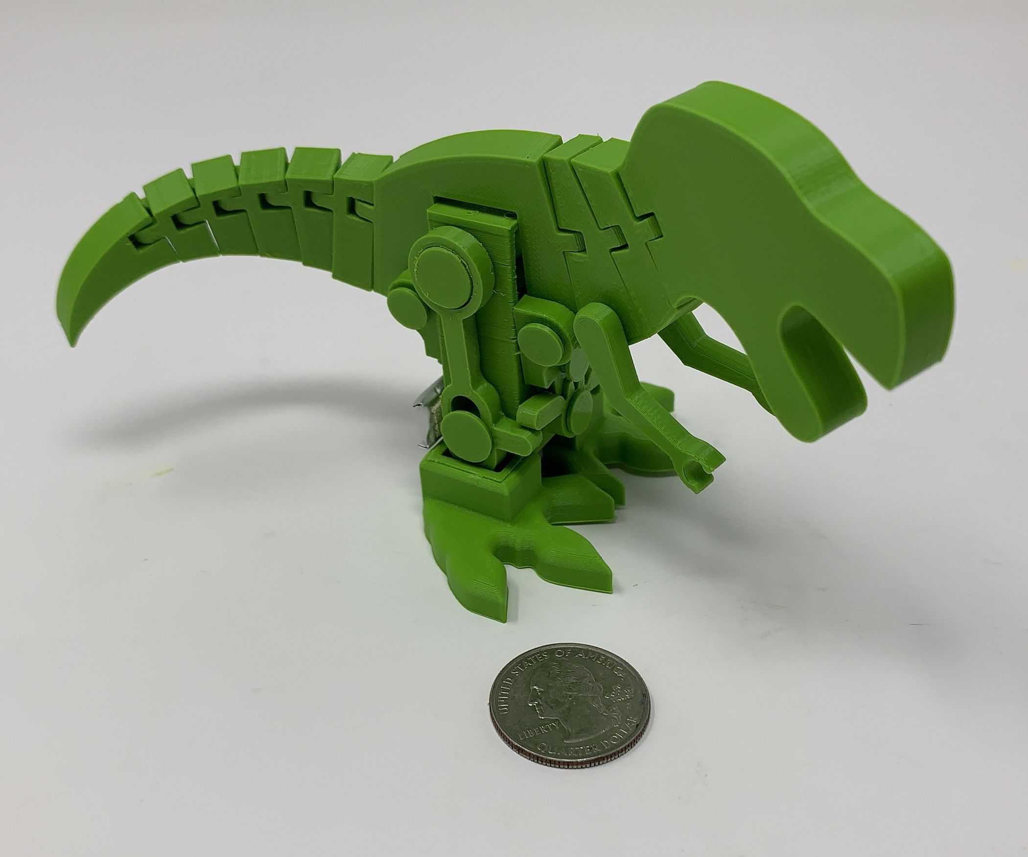 Motorized, Articulated T Rex(ish) Pin Walker : 7 Steps (with Pictures ...
