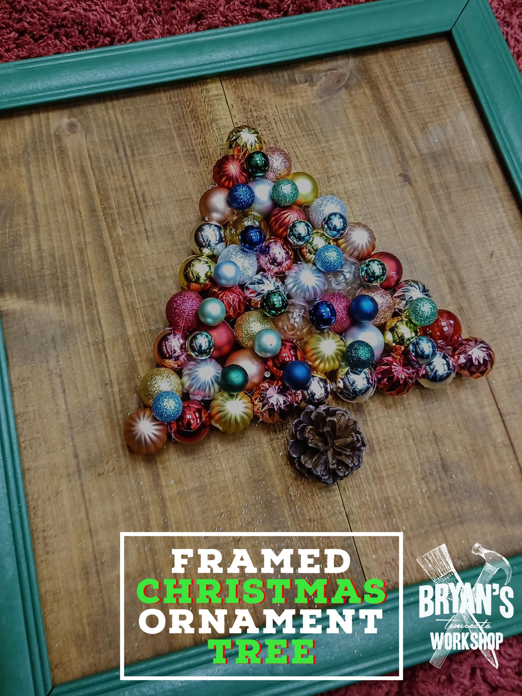 Framed Christmas Ornament Tree! : 5 Steps (with Pictures) - Instructables
