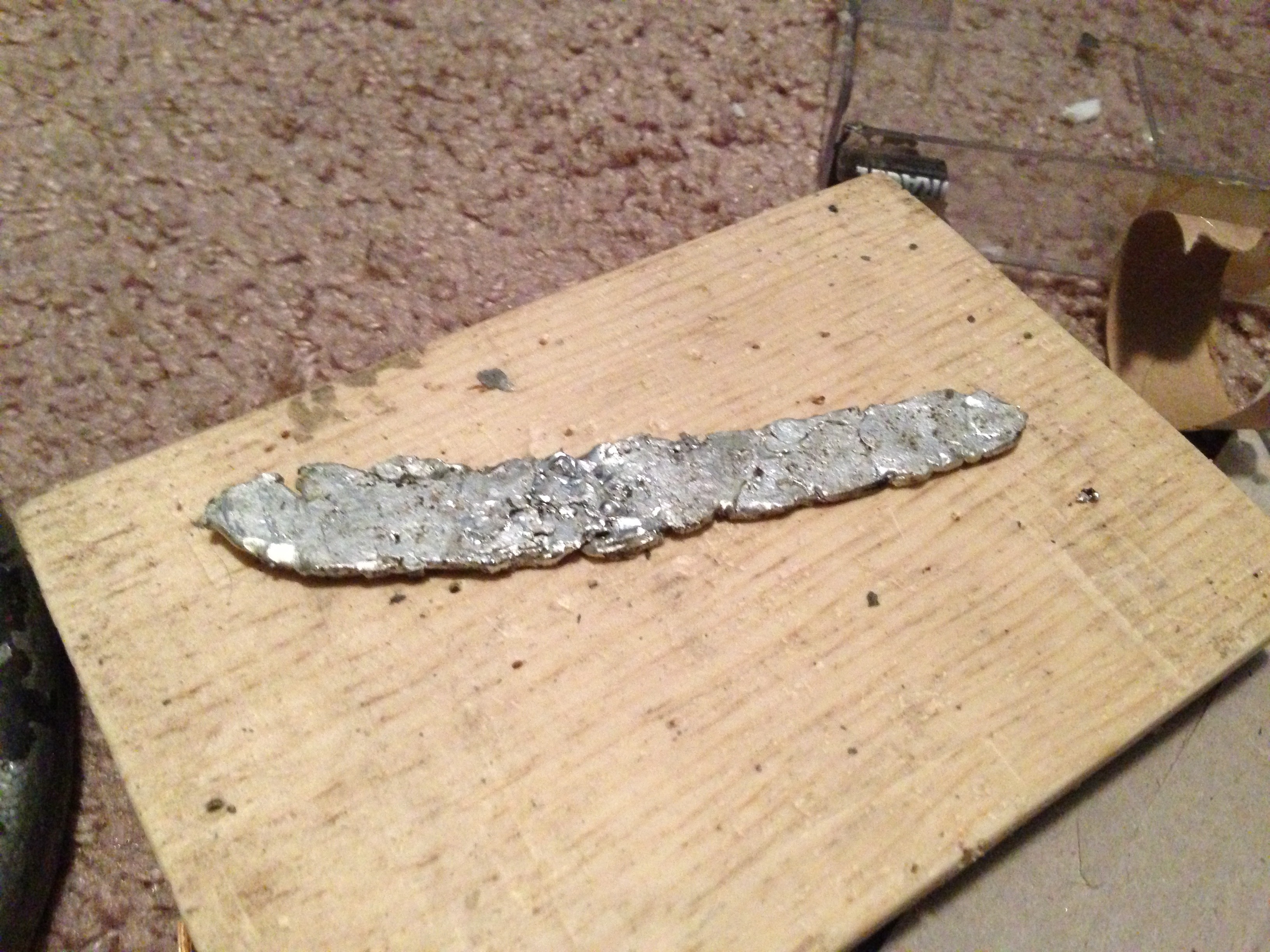 Make a Tiny Model Sword From Solder Scraps : 4 Steps - Instructables