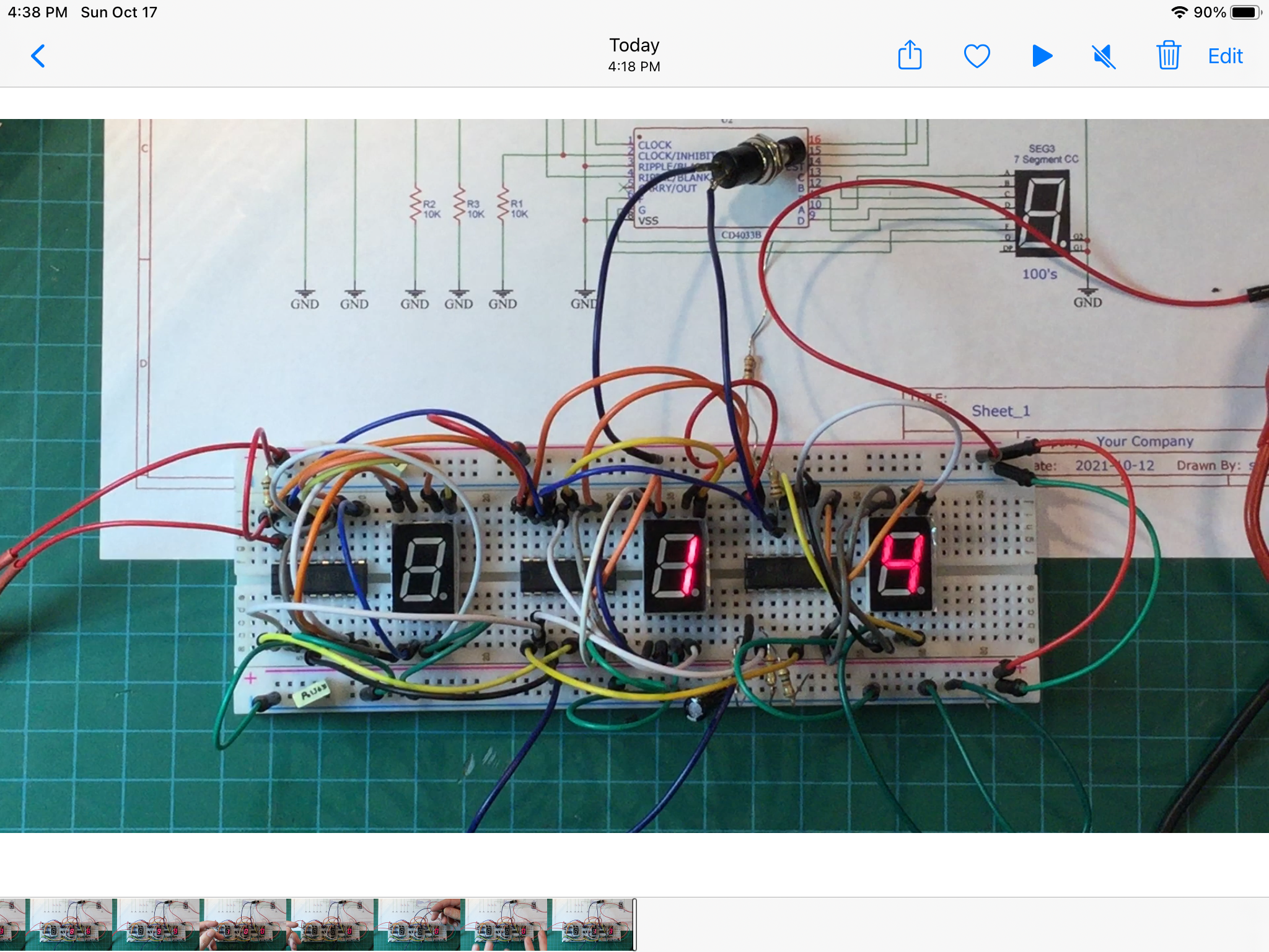 CD4033 Decade Counter With Ripple Blanking - Instructables