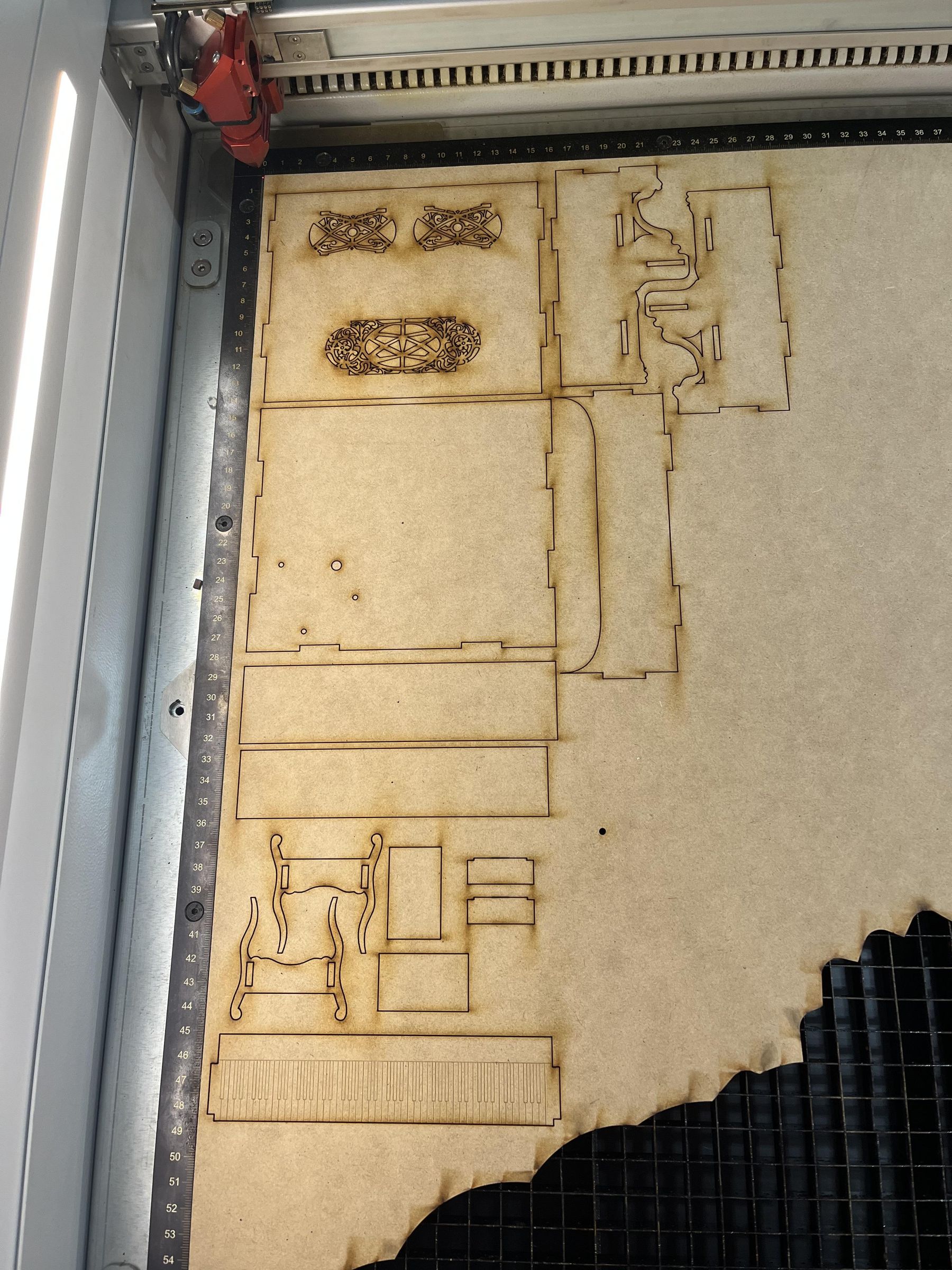 Acoustic Piano Music Box - Laser Cut (Customizable Gift) : 18 Steps ...