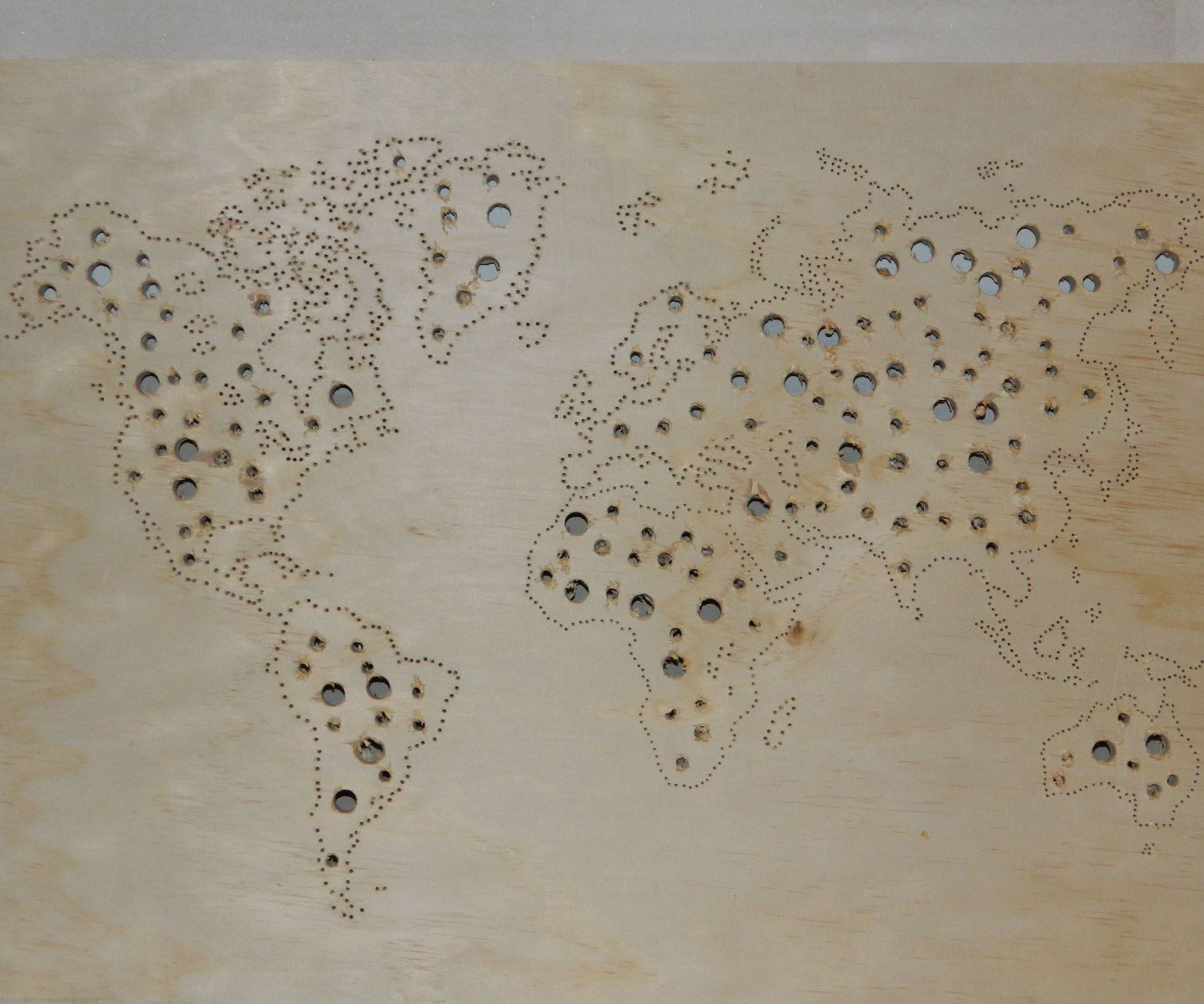 Hole World Map Part:1 : 5 Steps (with Pictures) - Instructables