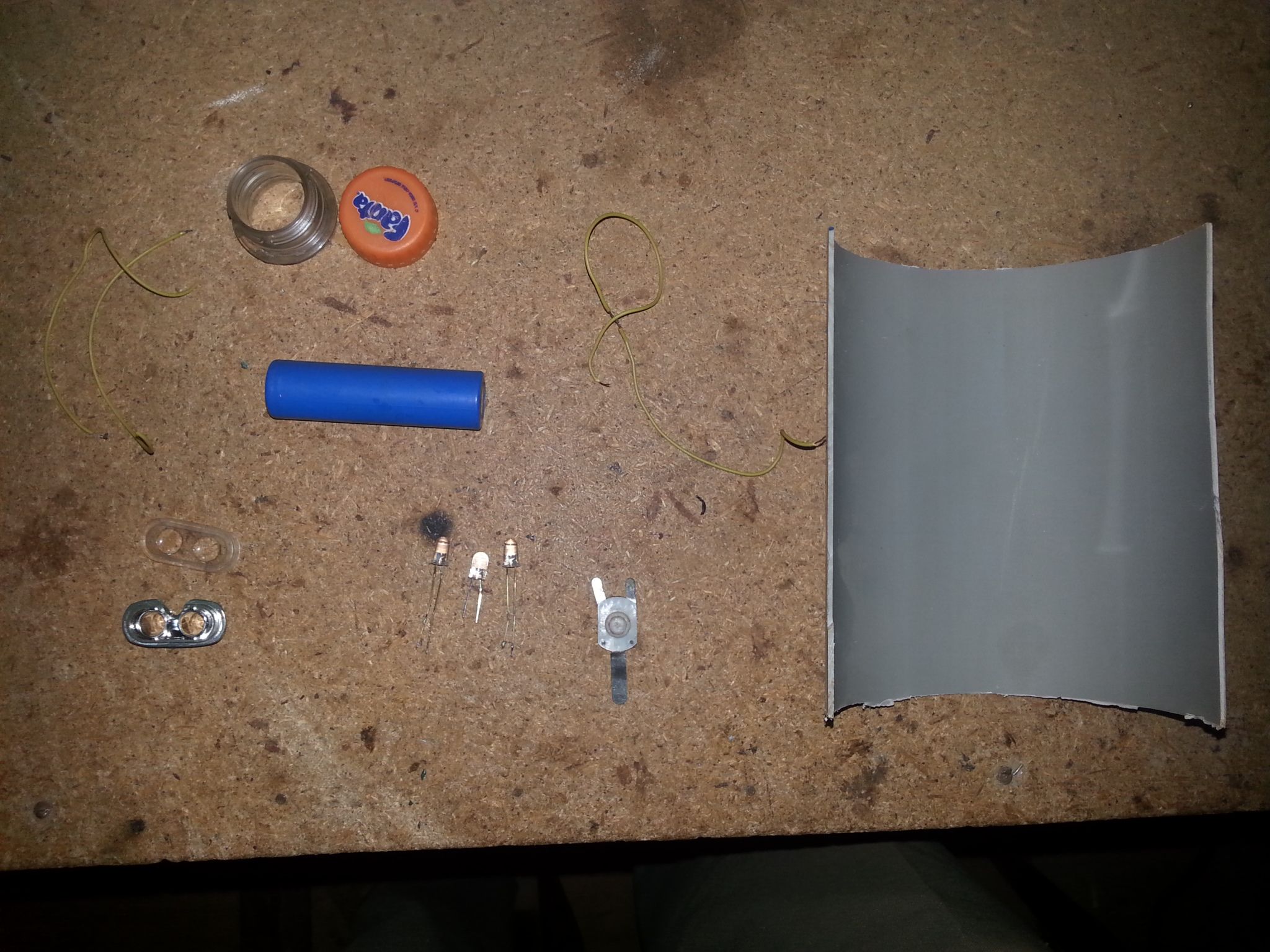 Rechargeable PVC LED Flashlight : 6 Steps (with Pictures) - Instructables