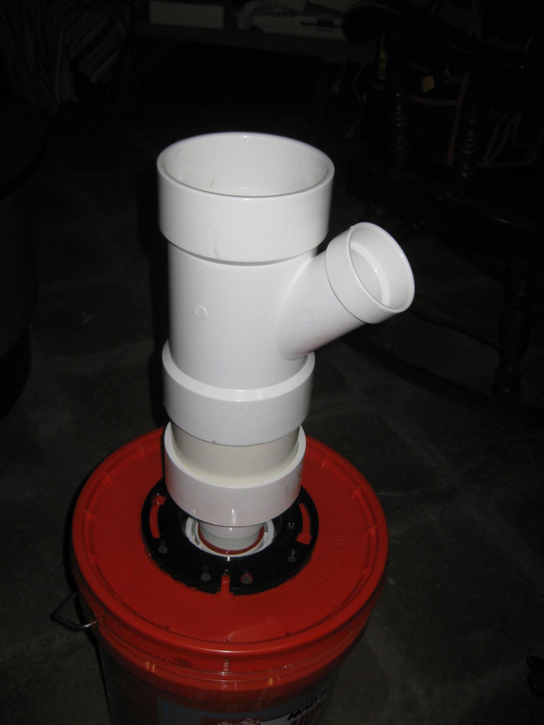 Diy Cyclonic Dirt Seperator From Pvc Bits and a Bucket : 5 Steps ...